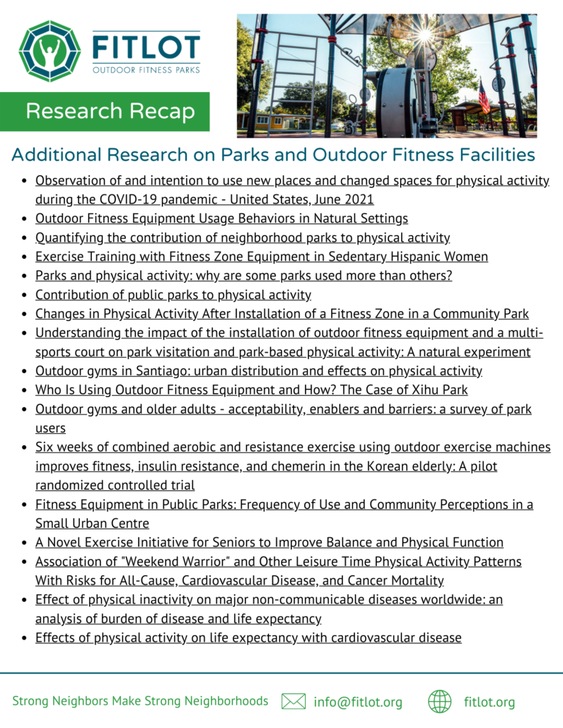 Resources – FitLot Outdoor Fitness Parks